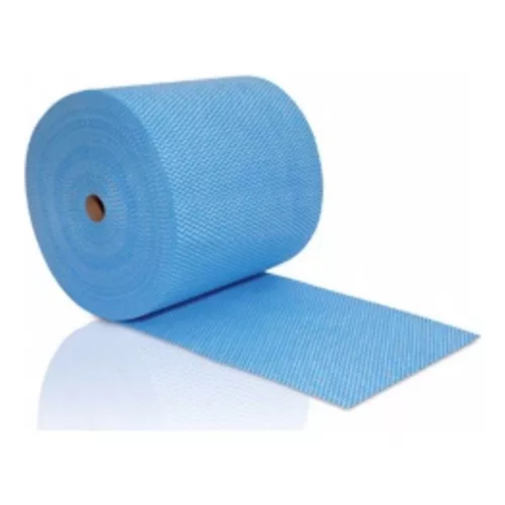 Pano Multiuso Inovem Rolo Perfex Azul e Branco - 600 Panos, 20cm x 40cm ...