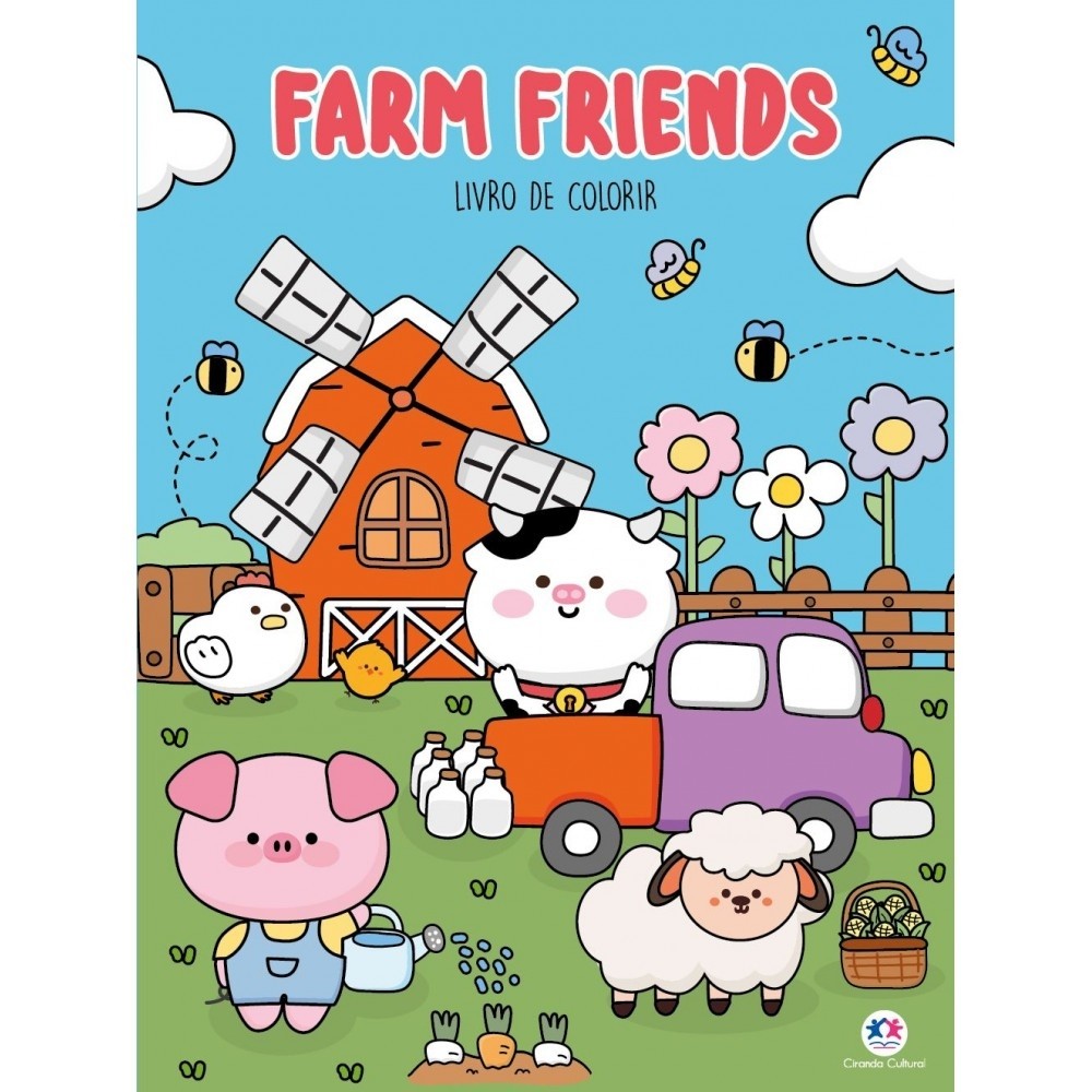 Livro Farm Friends | Shopee Brasil