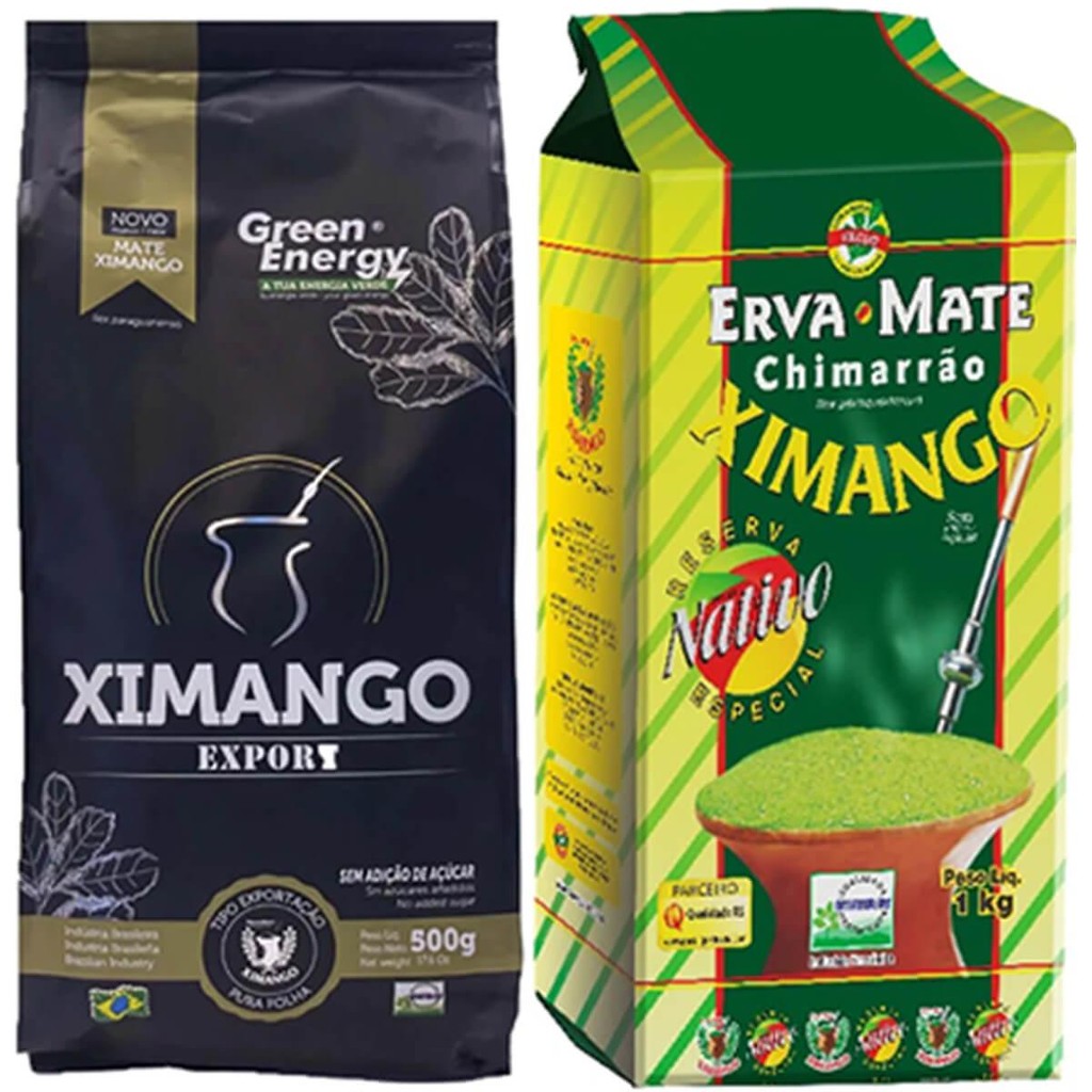 Kit 2 Erva-Mate Ximango Pura Folha 500g e Nativa Reserva Especial 1kg ...