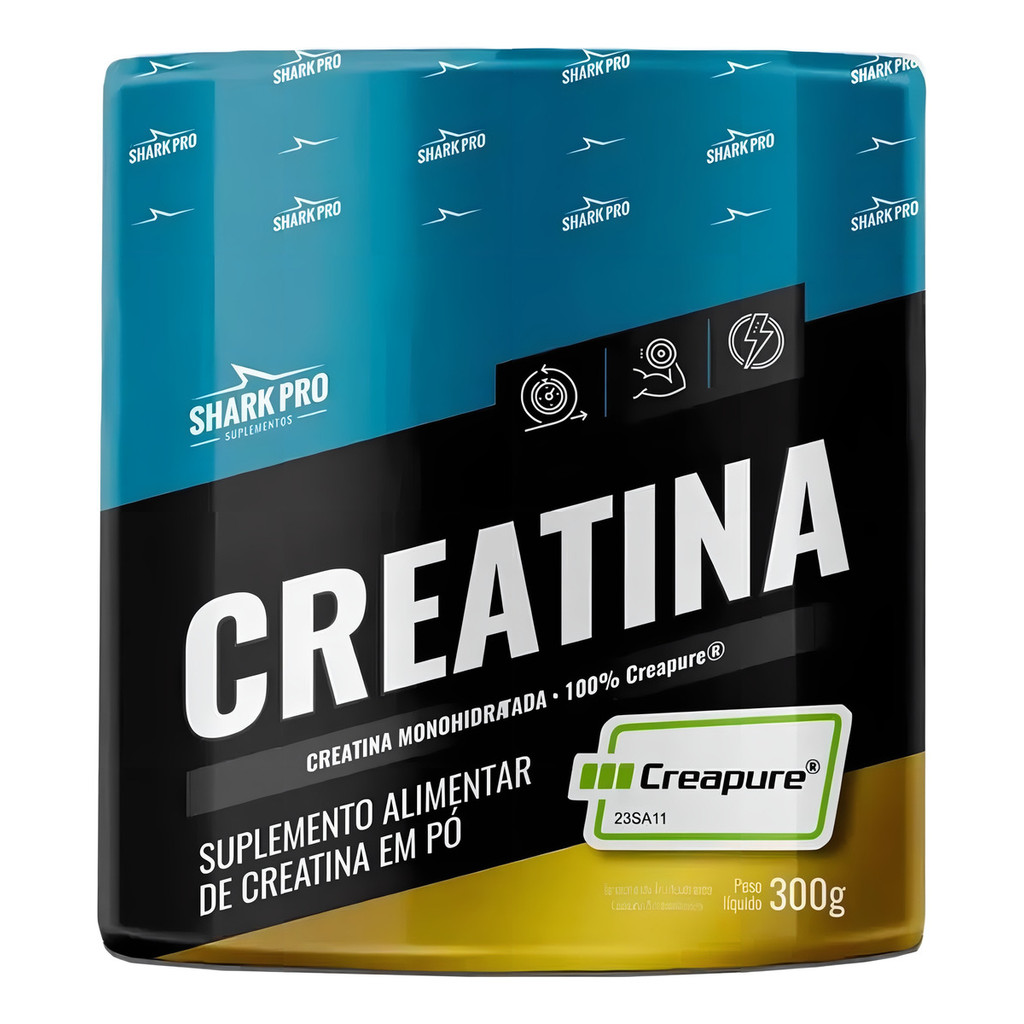 Creatina 100% Pura Monohidratada Selo Creapure 300g - Shark Pro ...