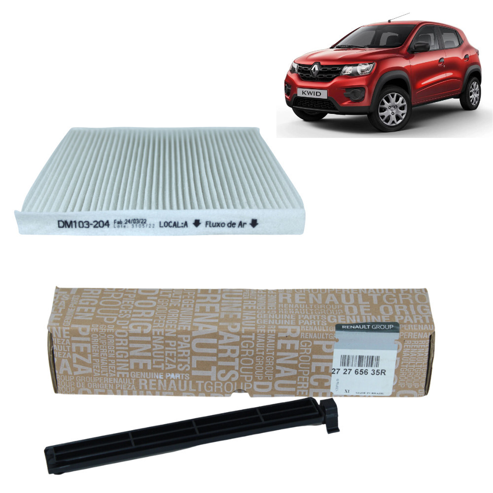 Kit tampa e filtro do ar condicionado Renault Kwid | Shopee Brasil
