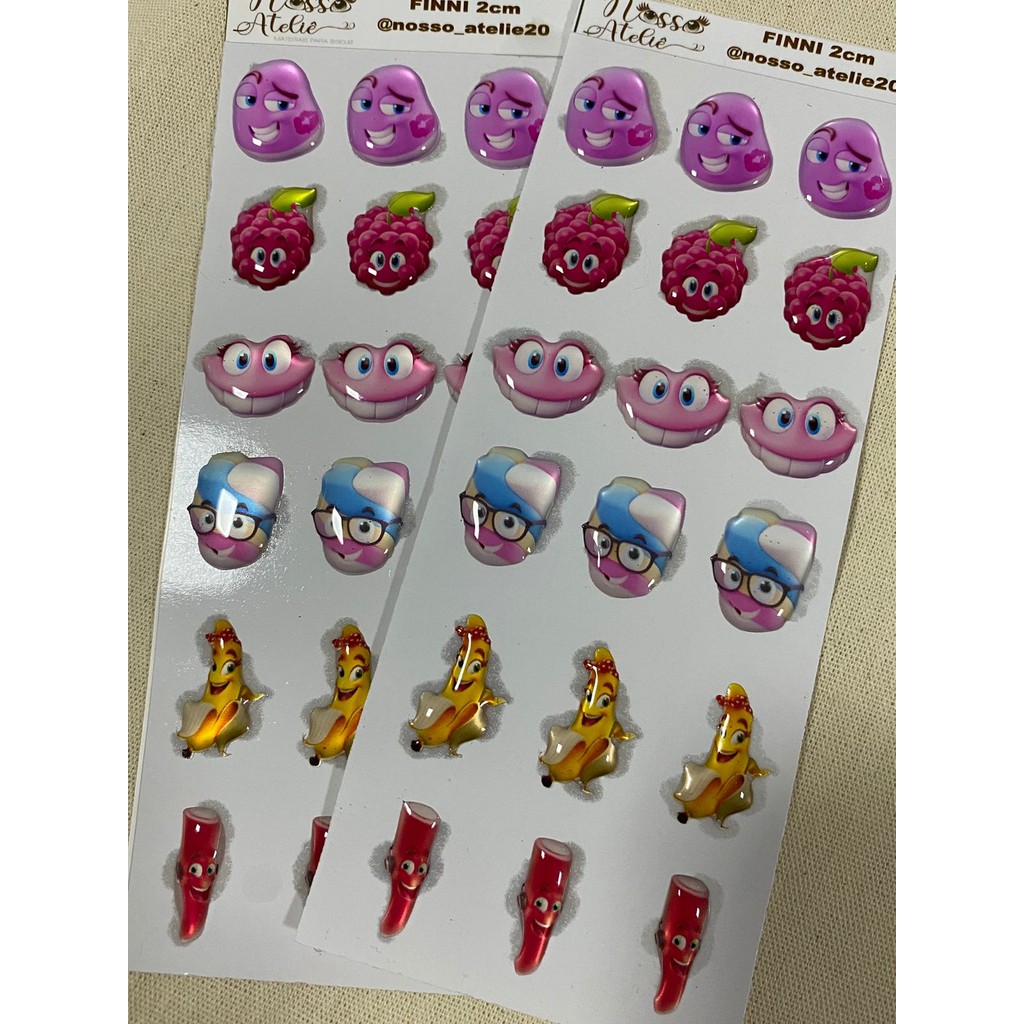 Olho Adesivo Resinado Bala Fini, beijinho, carmed para apliques de ...