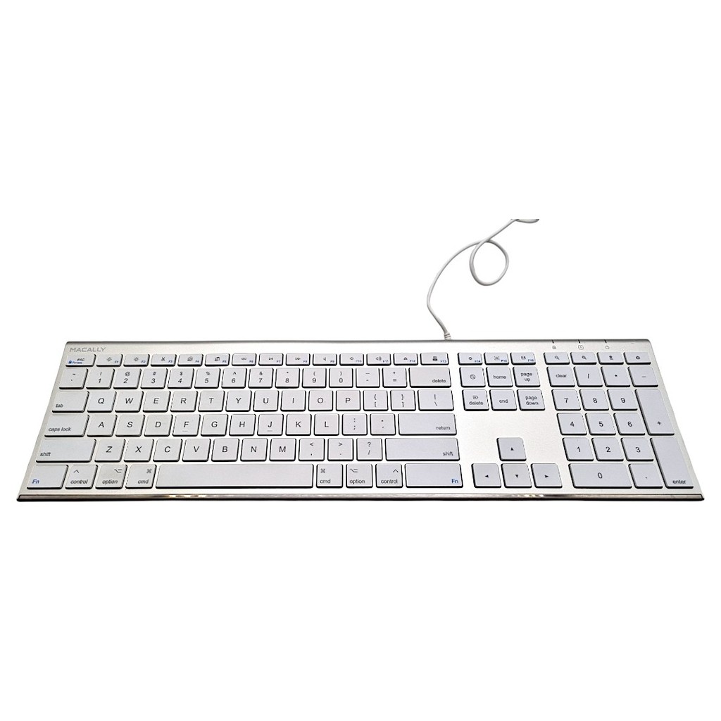 Teclado com fio Macally modelo ACEKEYA - U | Shopee Brasil