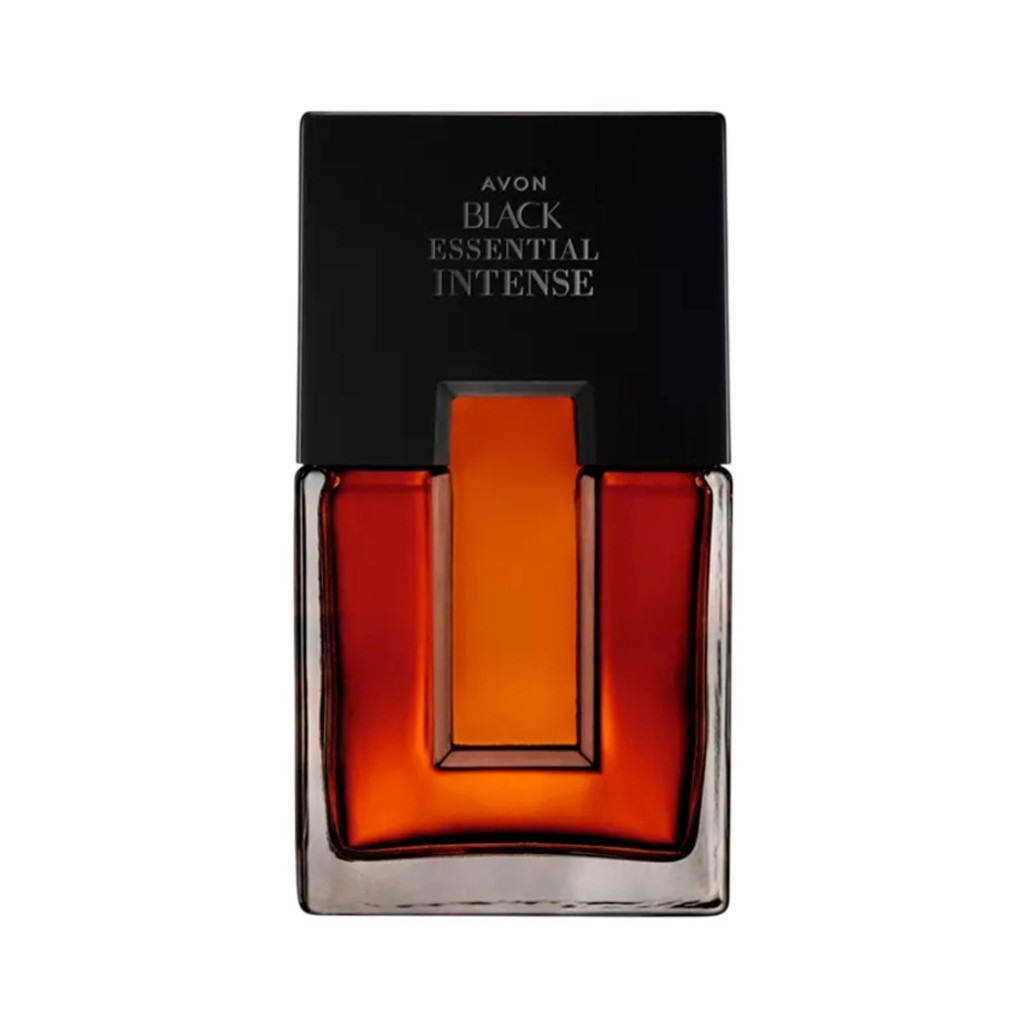 Deo Colônia Avon Black Essential Intense Masculino 100ml | Shopee Brasil
