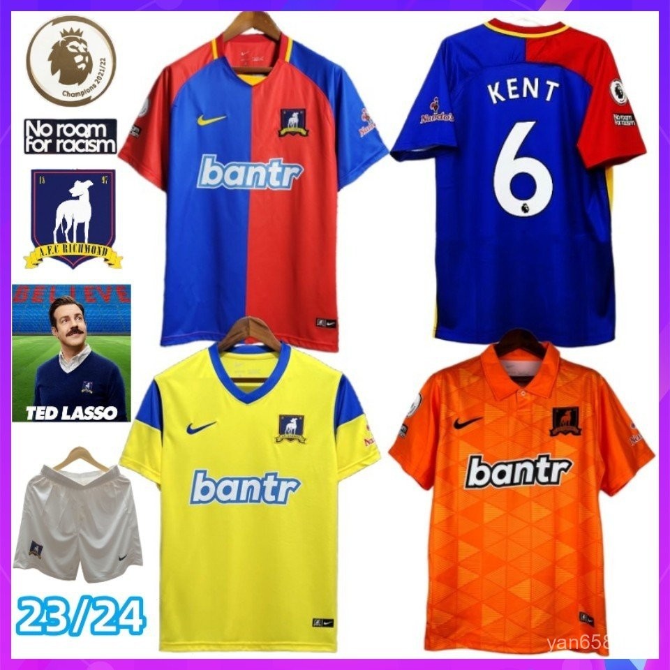 AFC Richmond 23/24 TED LASSO Camisa em casa e fora de casa Montlaur #8 ...