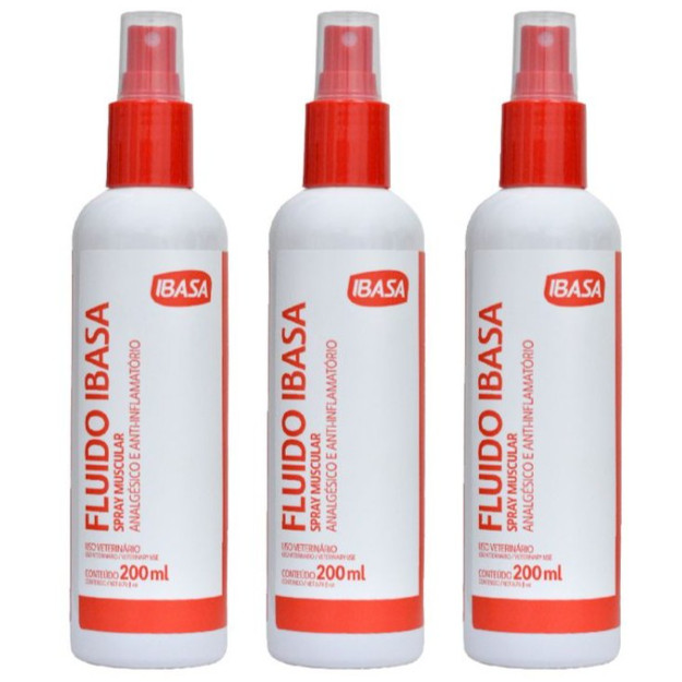 Kit c/ 03 Fluido Ibasa Spray 200ml Cada | Shopee Brasil