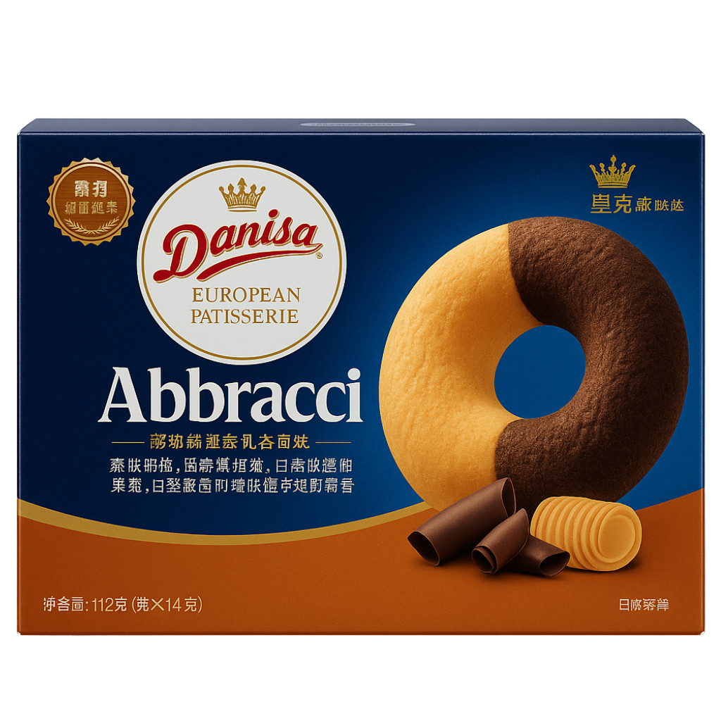 BISCOITO ABBRACCI EMBALADOS INDIVIDUALMENTE DANISA 112G | Shopee Brasil