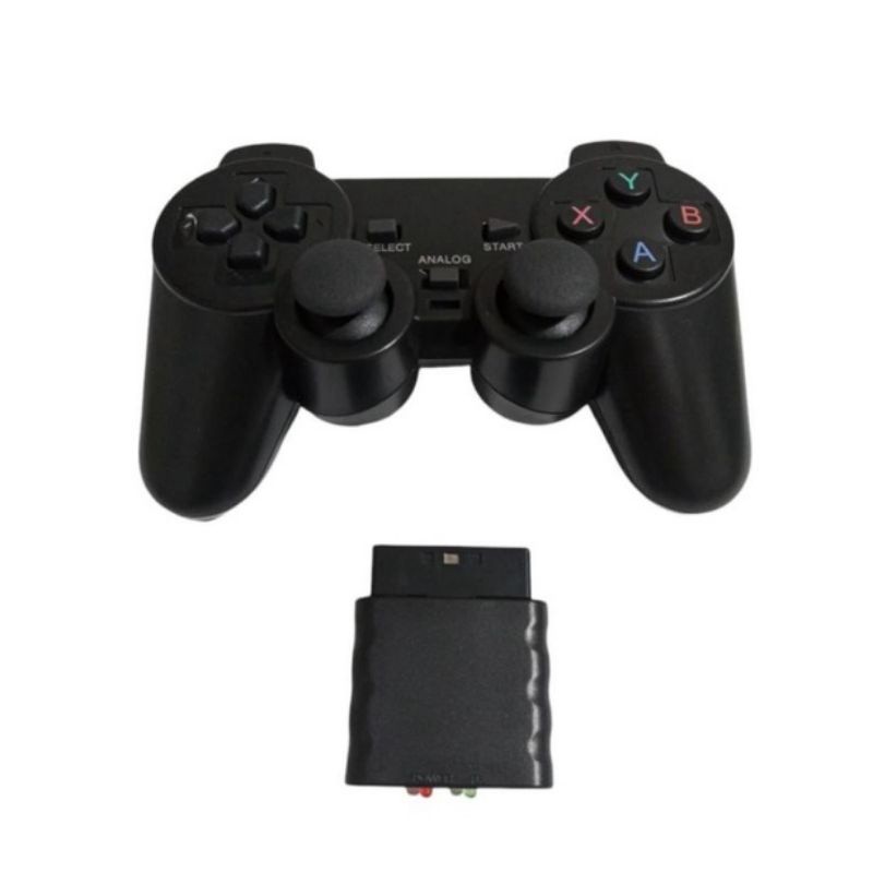 Controle PS2 analógico sem fio wireless 2.4ghz dualshock envio mesmo ...