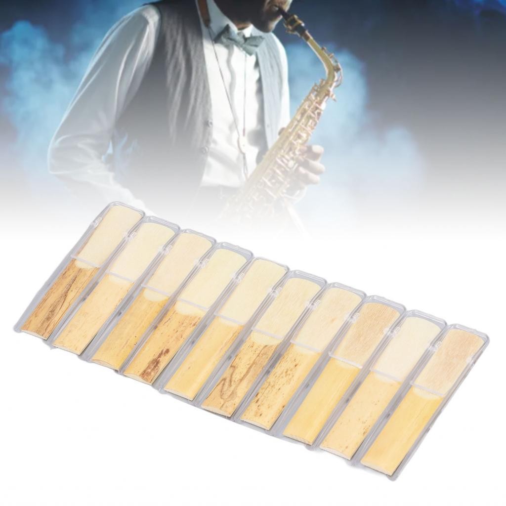 Professional Sax Reeds Clear Sound 2.5 Strength 10PCS Bb Tenor ...