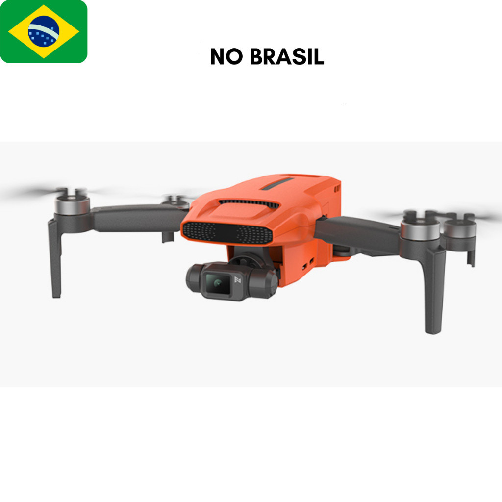 Drone FIMI Xiaomi Mini 3 SE No BRASIL 4K 9km distância alta qualidade laranja 1 bateria envio ...