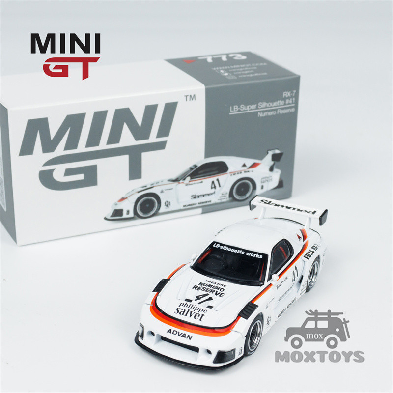 MINI GT 1 : 64 RX-7 LB-Super Silhueta # 41 Carro Modelo Fundido Numero Reserve LHD | Shopee Brasil