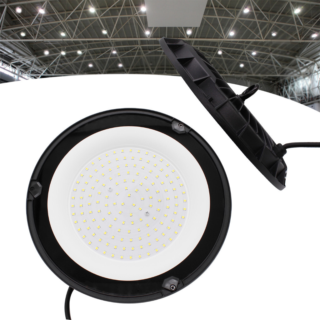 Luminaria de Led UFO HighBay Galpão IP67 150w Branco Frio Bivolt | Shopee Brasil