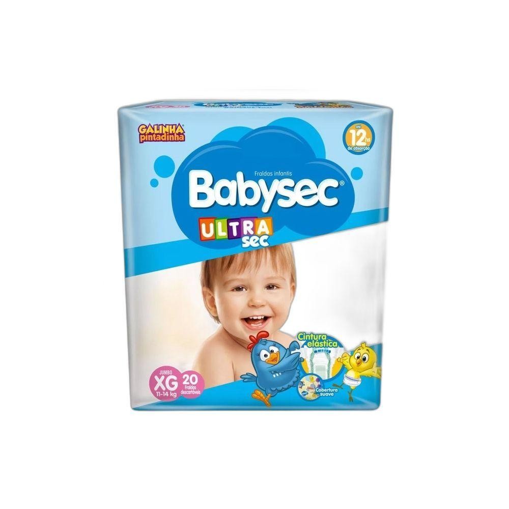 Fralda Babysec Ultra Protect Xg Com 20 Unidades | Shopee Brasil