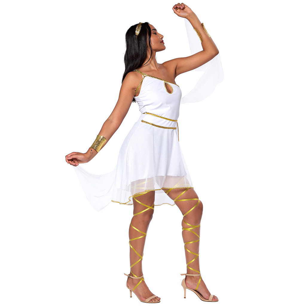 Fantasia Deusa Grega Luxo Adulto Feminino | Shopee Brasil