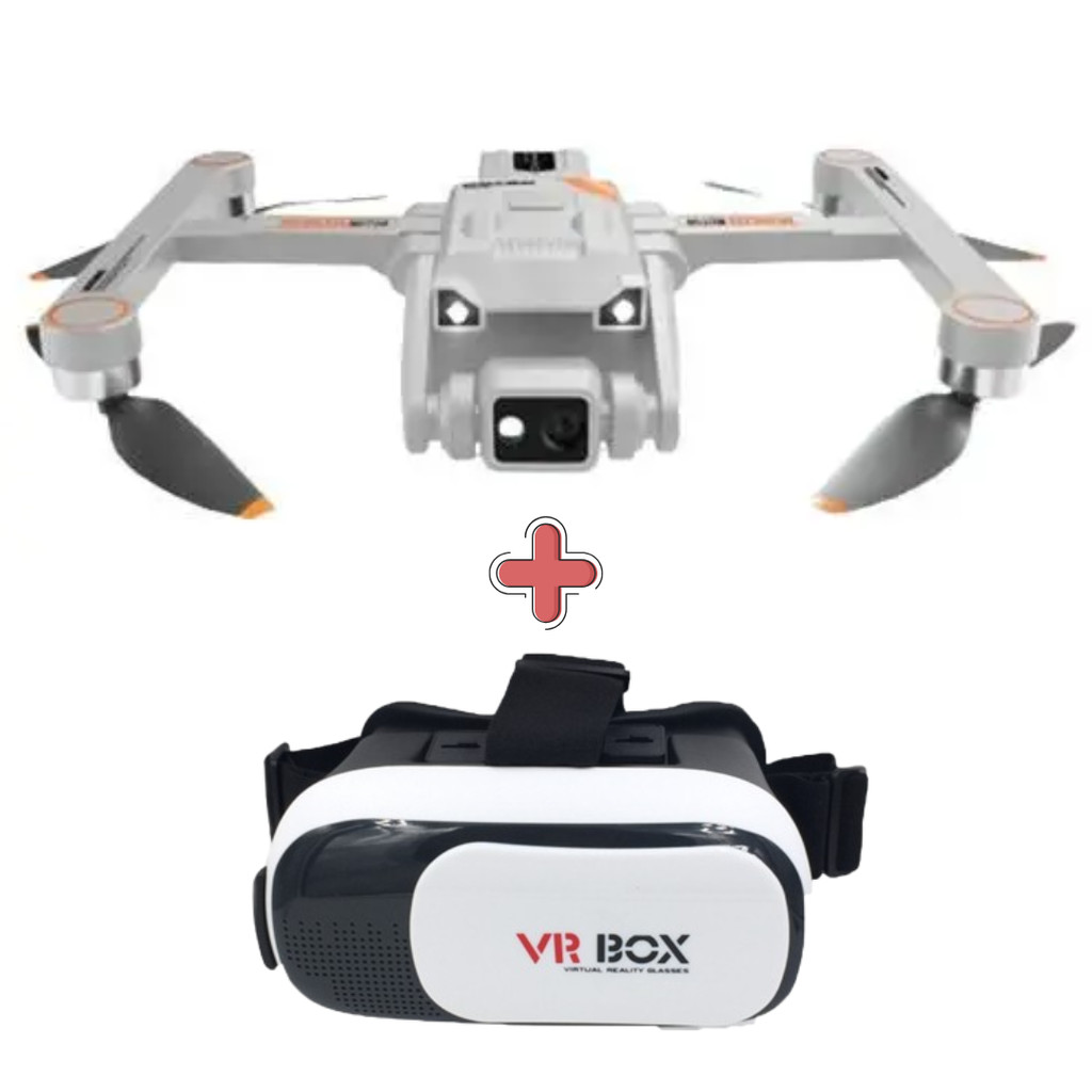Drone RG700, Câmera Dupla 4K HD, 1 Bateria, + Óculos VR | Shopee Brasil