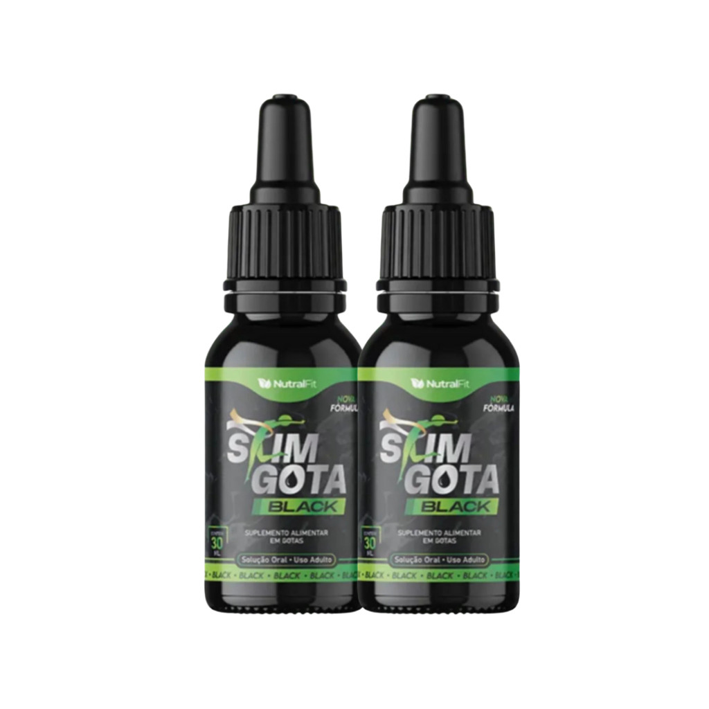 slim gota black original 2 frascos | Shopee Brasil