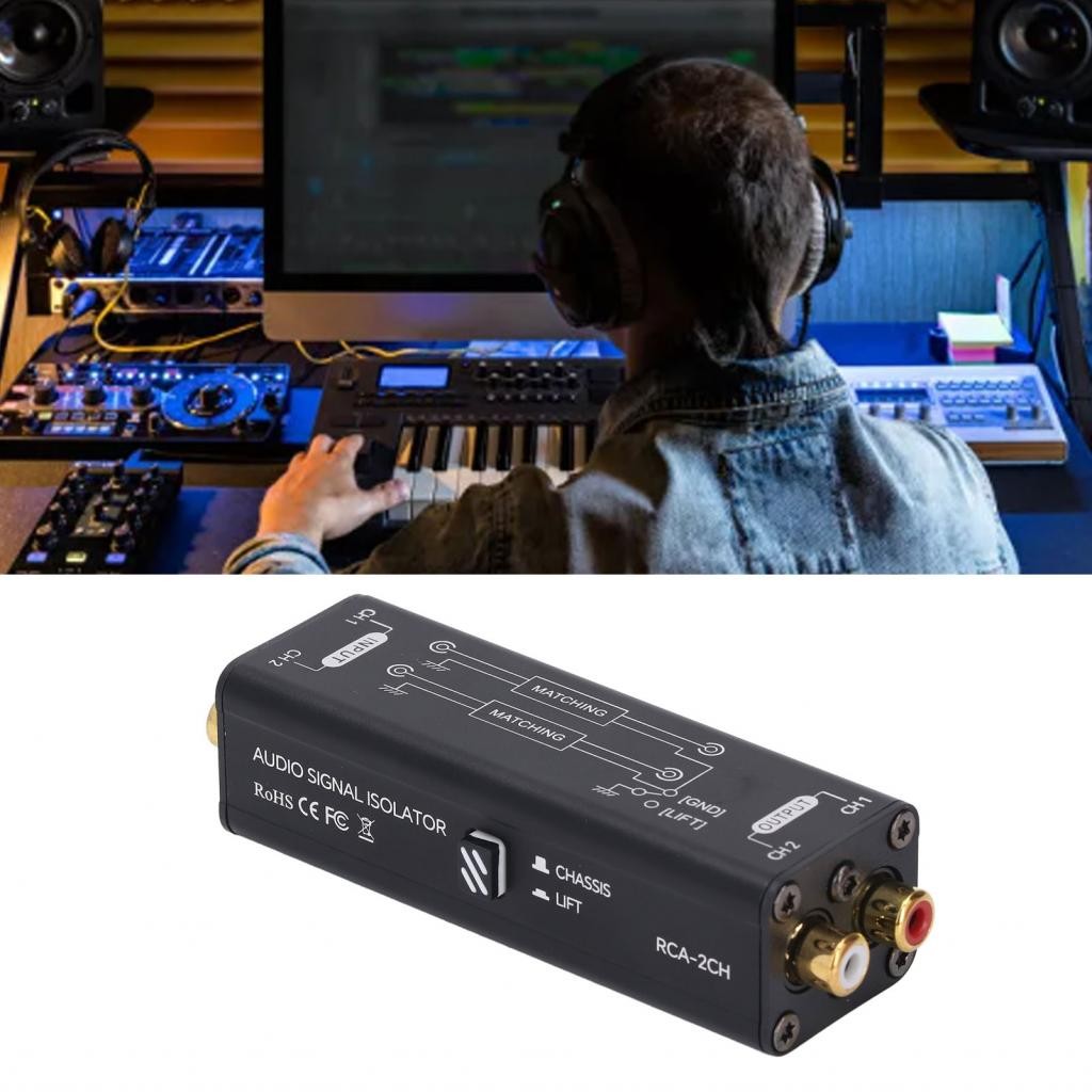 Ground Loop Noise Isolator Noiseless Hum Eliminator High Clarity Sound ...