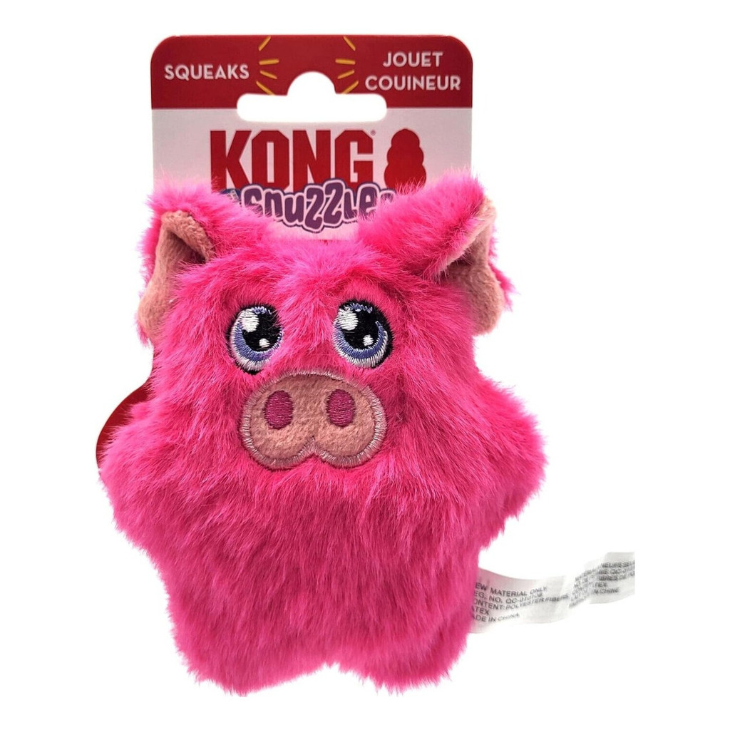 Kong Snuzzles Kiddos Squeaker Dog Pelucia Porco/ Pig | Shopee Brasil