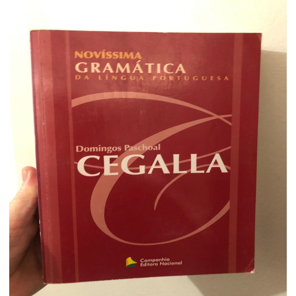 Novíssima Gramática da Língua Portuguesa autor Domingos Paschoal ...