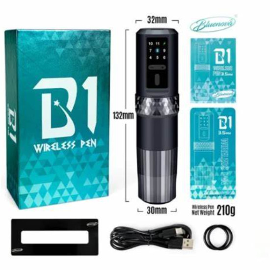 Bluenova B1 Wireless Tattoo Pen | Shopee Brasil
