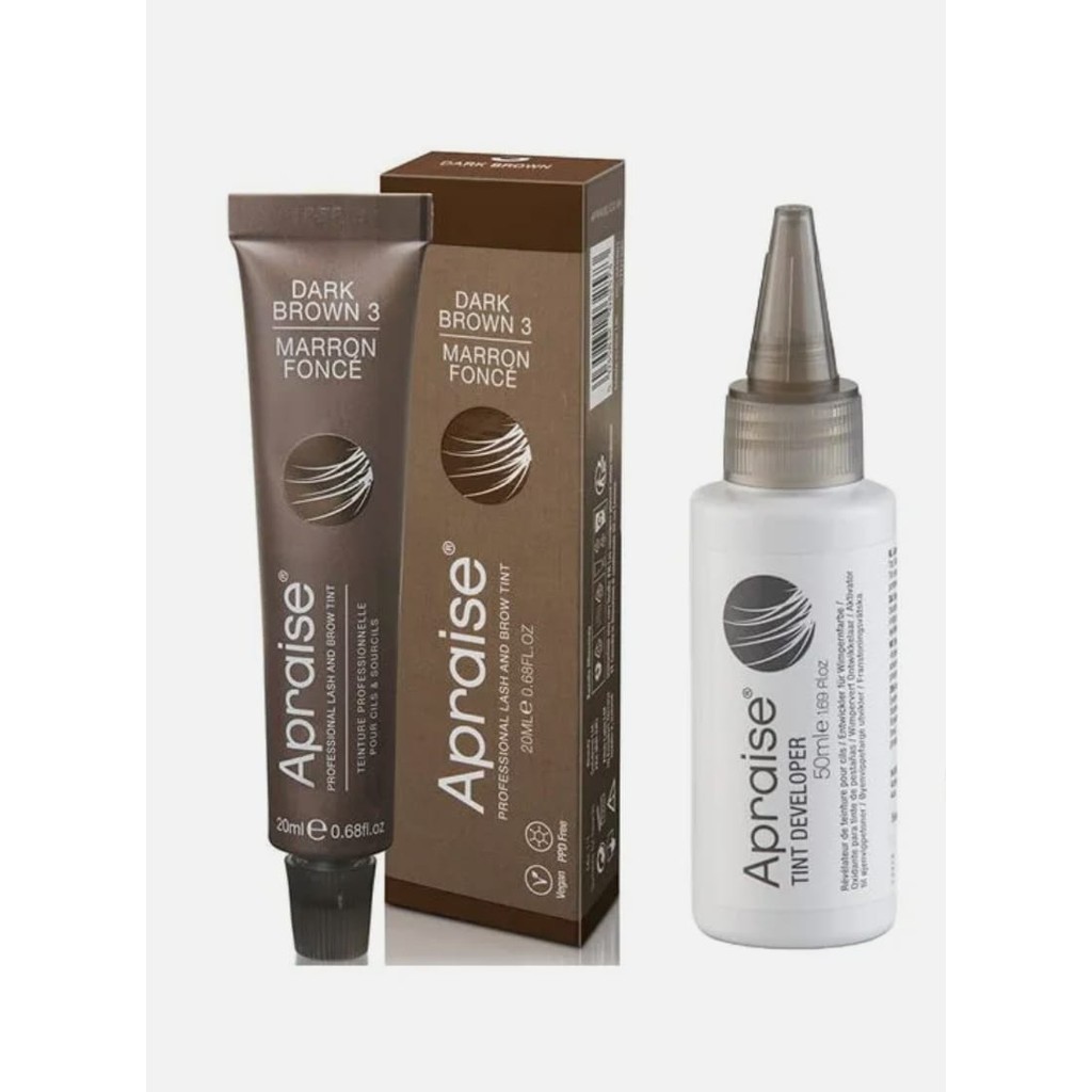 Tinta Apraise 20ml Dark Brown 3 + Oxidante 50 ml | Shopee Brasil