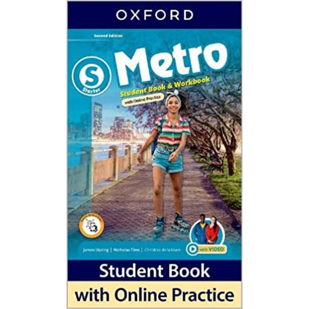 METRO STARTER STUDENT BOOK WITH ONLINE PRACTICE SECOND EDITION | Shopee ...