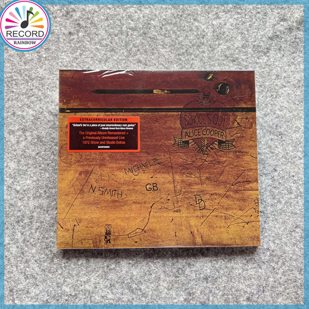 Alice Cooper School's Out Expanded & Remastered Original 2CD Brand New Album [Lacrado] | Shopee ...