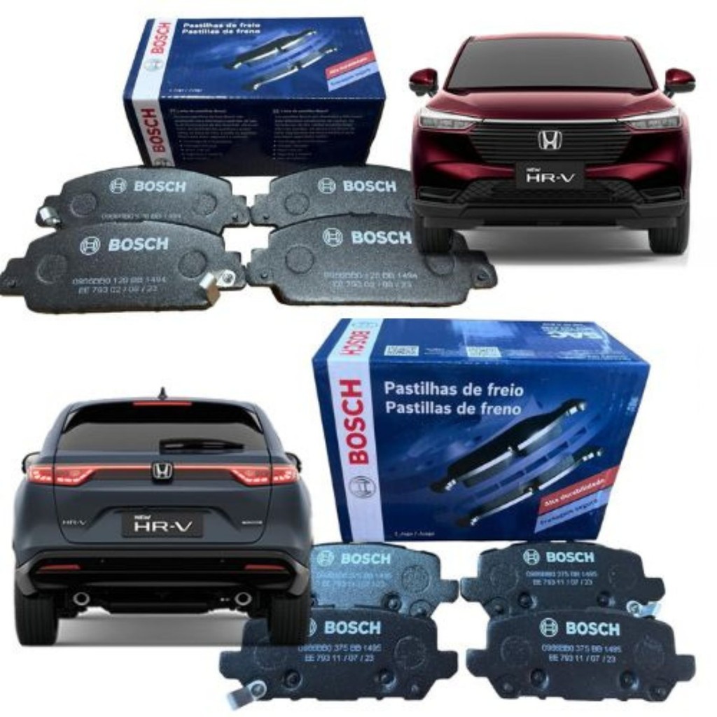 Pastilha de Freio HRV 1.8 2015 2016 2017 2018 2019 2020 Dianteira e ...