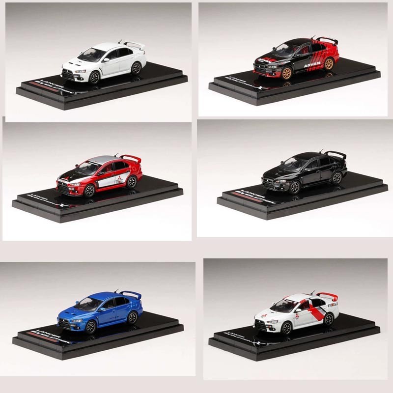 Modelo de carro de liga HOBBY japão 1: 64 Mitsubishi evolução X EVO 10 ...