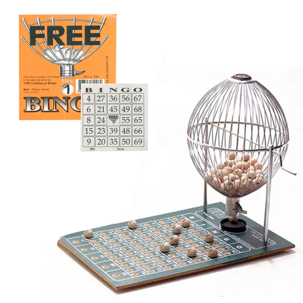 Bingo Nº2 Completo + 500 Cartelas | Shopee Brasil