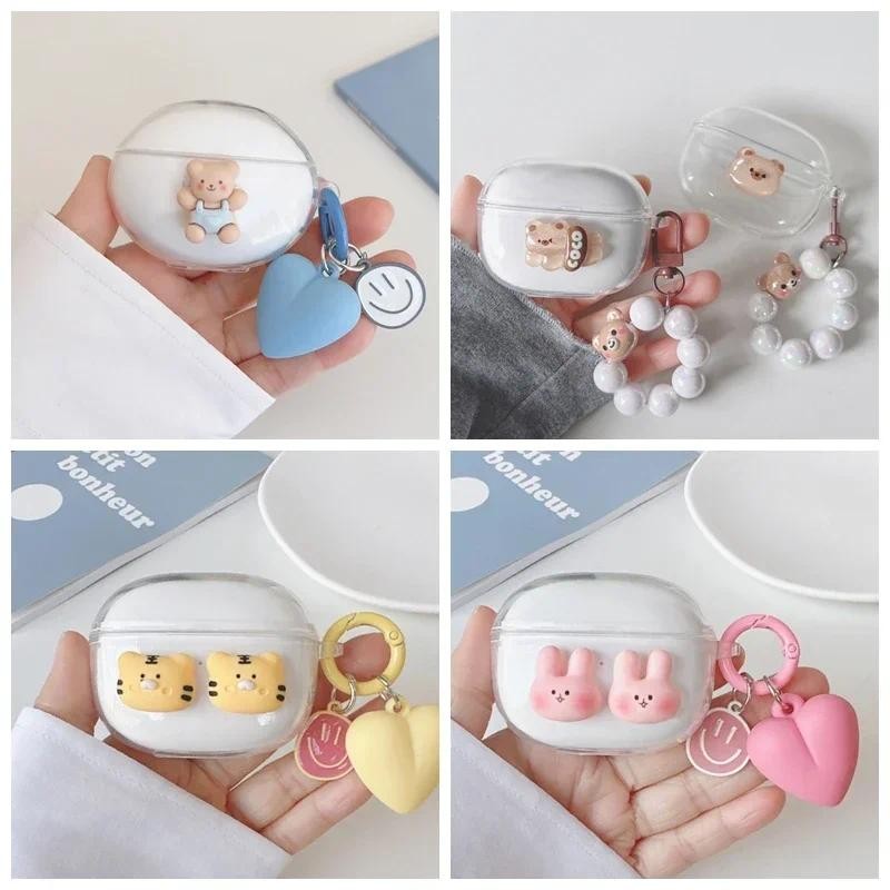 Para Jabra Elite 10 Case 8 Active/4/Elite3 Cute Bear/Cartoon Animal ...