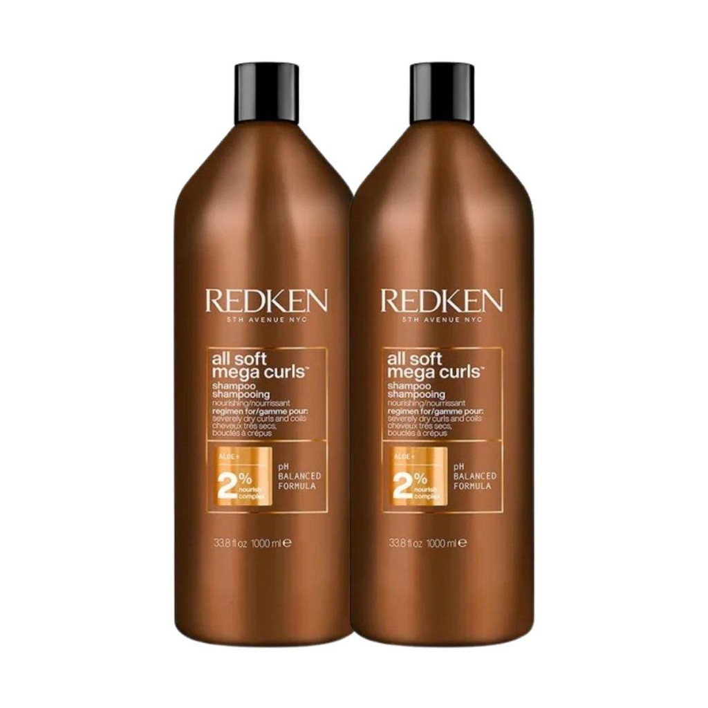 Redken All Soft Mega Curls Kit 2 Shampoo 1L | Shopee Brasil