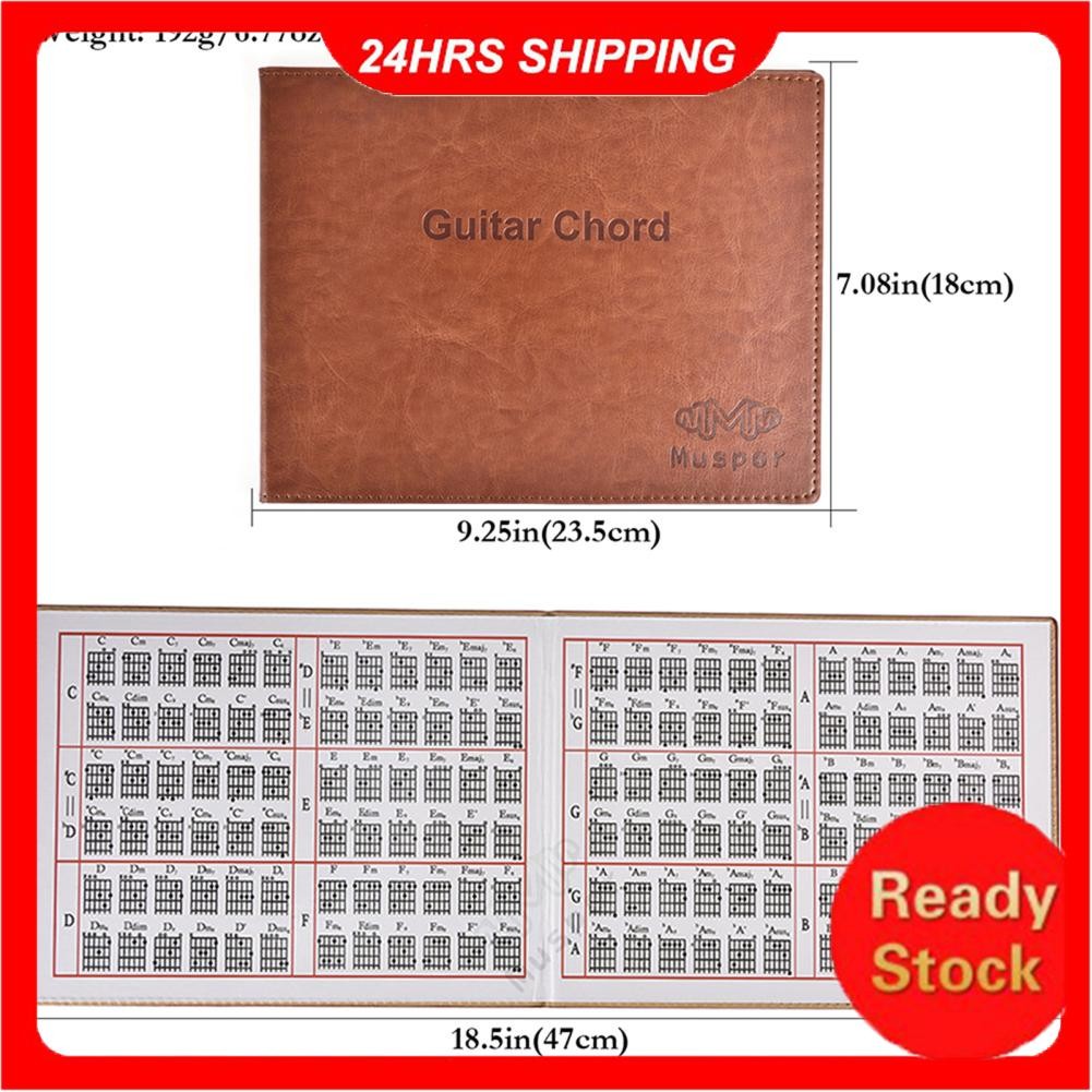6 String Acoustic / Classical Electric Guitar Chord Book Paperback ...