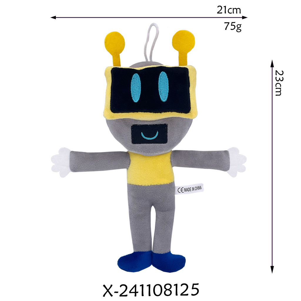 Novo Spunki Incredibox Sprunki Brinquedos De Pelúcia Jogo Cinza Wenda ...