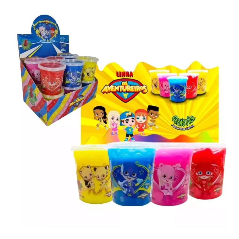 Slime geleca aventureiros (180gr) | Shopee Brasil