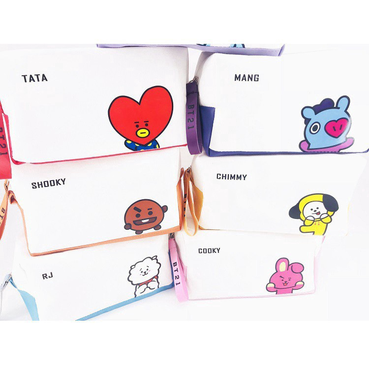 Mjjjjj Porta-Caneta Padrão Cartoon Para Ventiladores Do Grupo BTS bt21 ...