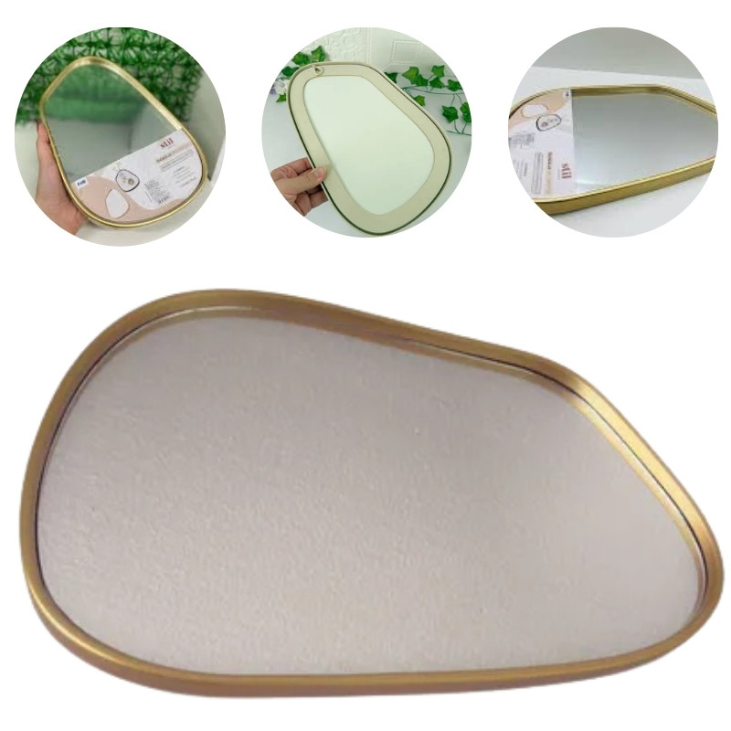 Bandeja Decorativa de Vidro Espelhada Still Decor 18cm x 29cm | Shopee Brasil