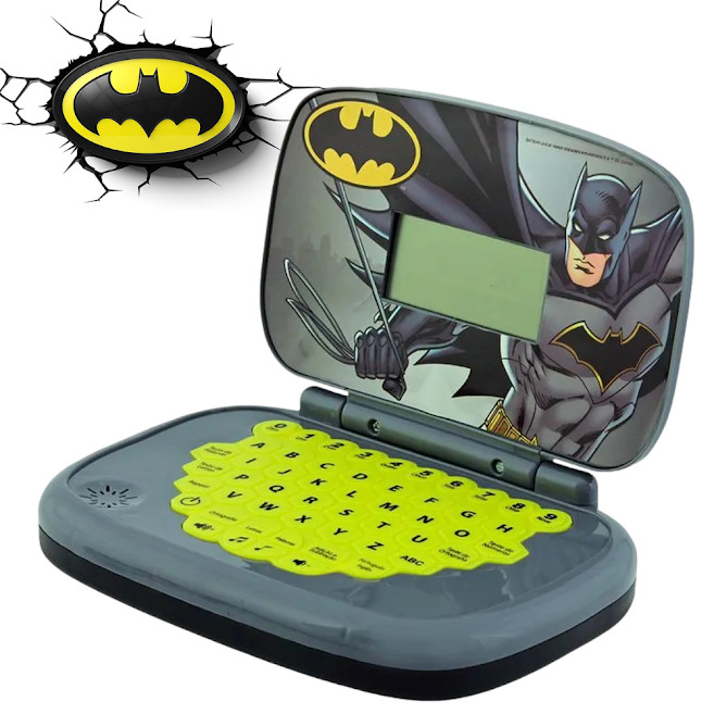 Laptop Batman Bilíngue Português Inglês Tablet Infantil Educativo ...