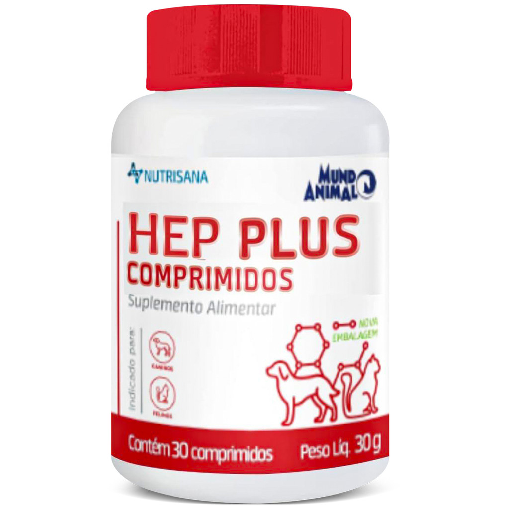 Suplemento Hep Plus 30 Comprimidos Nutrisana | Shopee Brasil