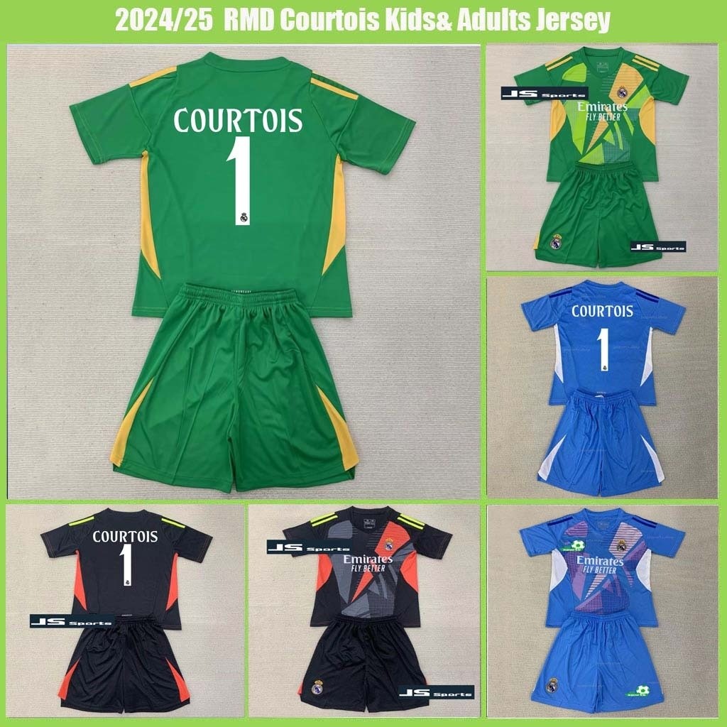 Camisa De Goleiro RMD Courtois 2024/25 Para Crianças E Adultos/HMMJ ...