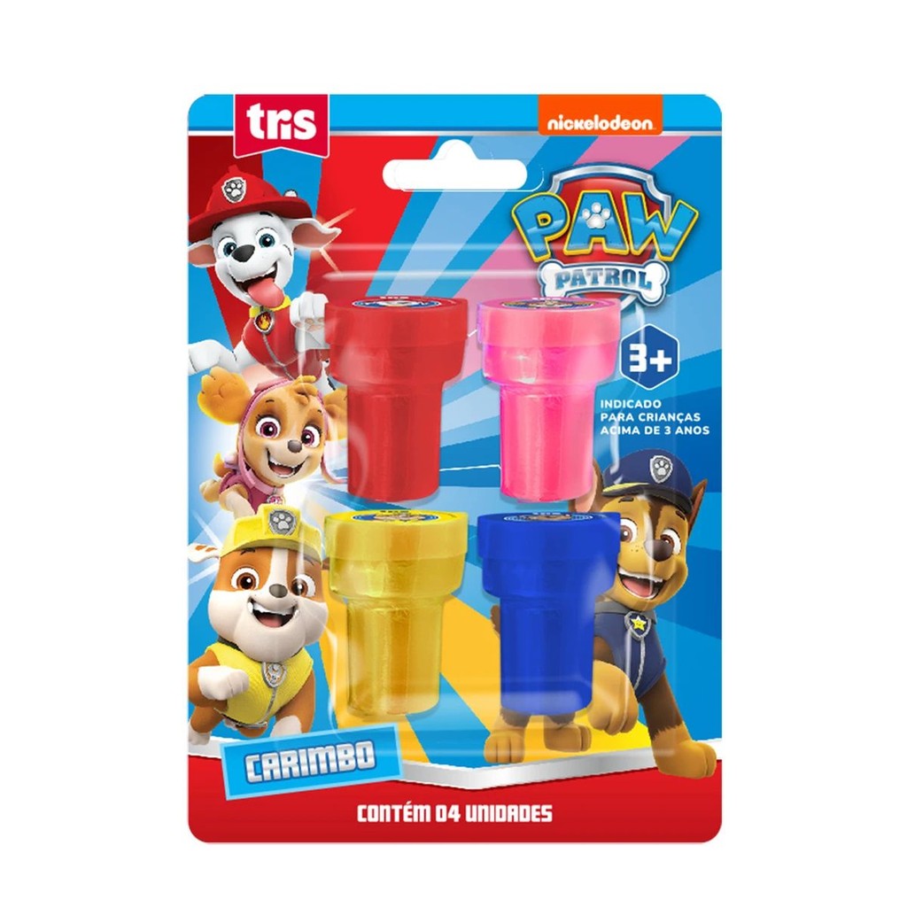 Carimbo Tris Patrulha Canina Com 04 | Shopee Brasil