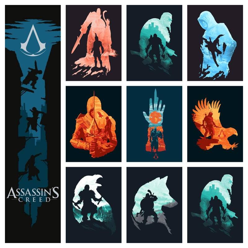 Pôster De Assassin's Creed Shadows Top Gaming Wall Art AC Papel De ...