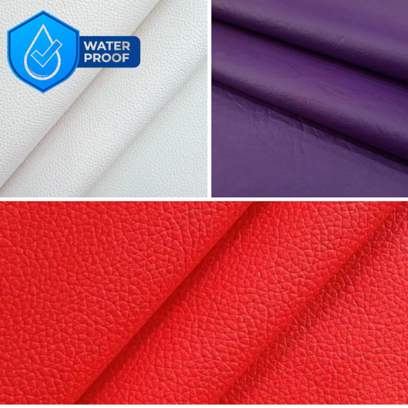 Tecido Corino Couro PVC Impermeável 1,40 Largura X 3M - Resistente a ...