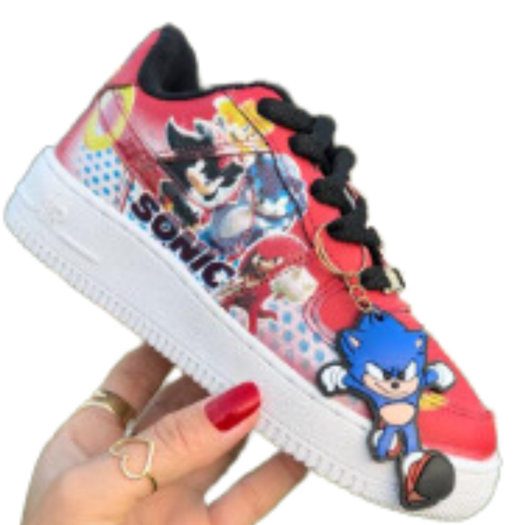 Tênis Infantil Sonic Menino Criança Envio Rápido | Shopee Brasil