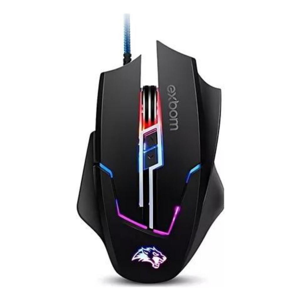 Mouse Gamer Led Rgb 7 Botões Base Metal 3200 Dpi | Shopee Brasil