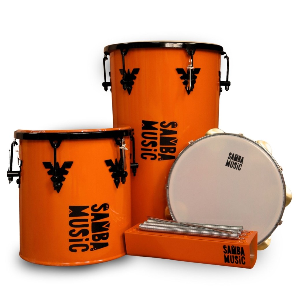 Kit Percussao Samba Pagode Rebolo Repique Reco Reco Pandeiro | Shopee ...