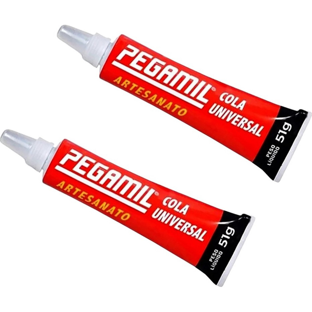 Cola Universal Pegamil Artesanato - 51g - Secagem Rápida Colas Adesivo ...