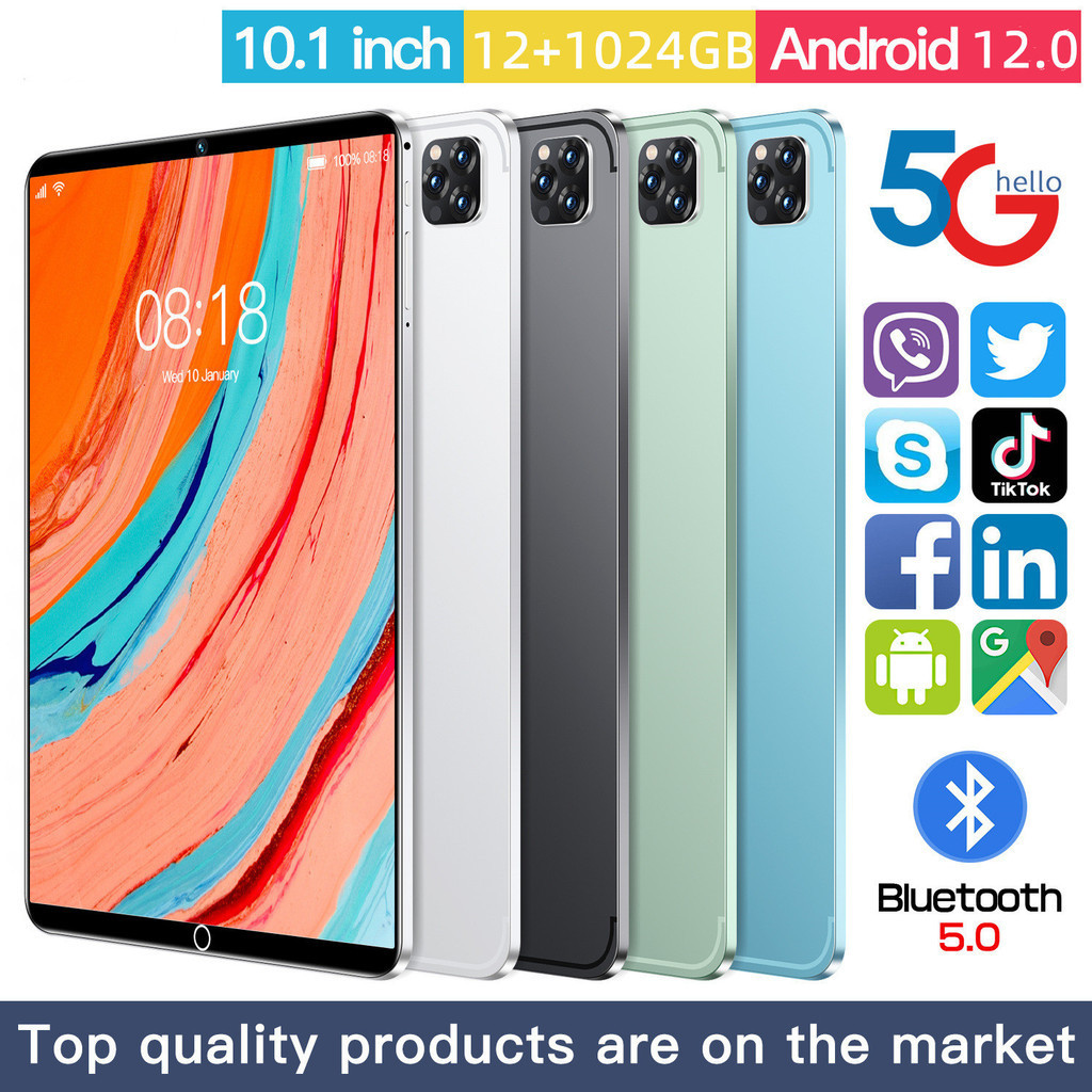 2025 novo estilo Tablet Pc 5G 10.1 Polegada Android Tablet Octa-Core ...