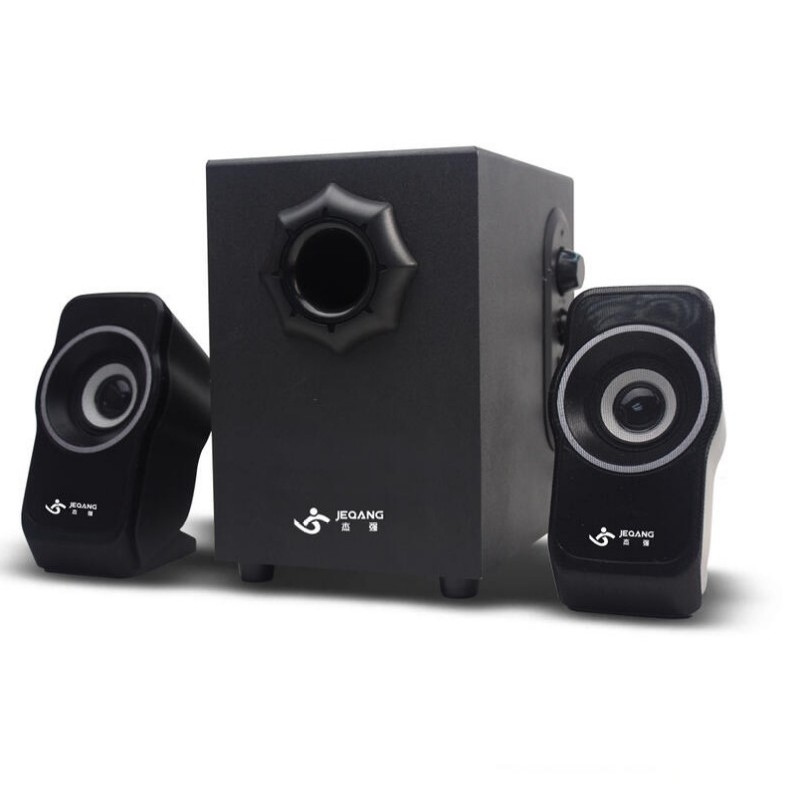 Caixa de Som Digital Com Subwoofer 2.1 Para PC/ Notebook P2 JS-2007 Jeqang 110v | Shopee Brasil