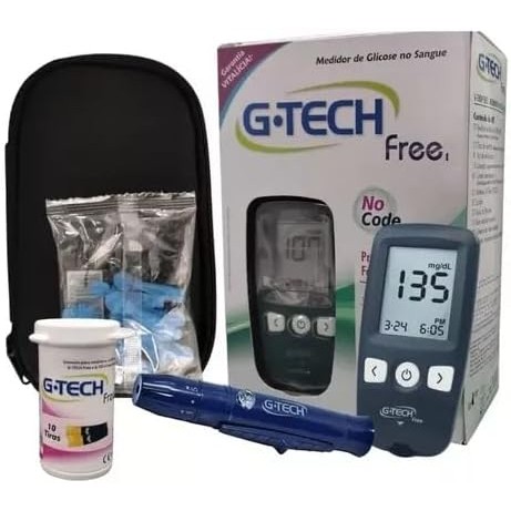 Kit Medidor de Glicose Para Diabetico Completo | Shopee Brasil